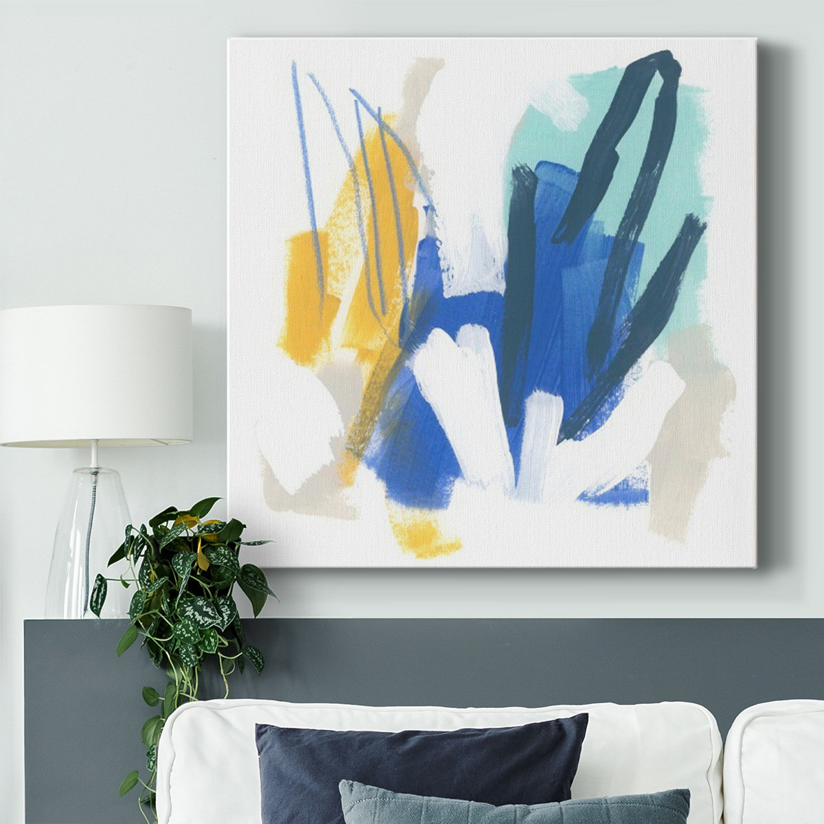 Wrought Studio™ Palette Improvisation IV-Gallery Wrapped Canvas | Wayfair